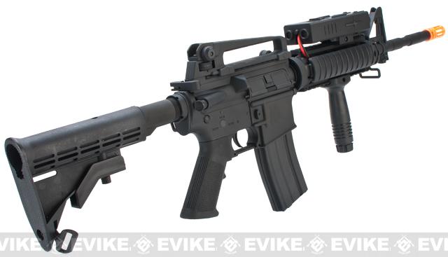 AGM / Dboy Full Metal M4 RIS Carbine Airsoft AEG Rifle w/ PEQ2 Box ...